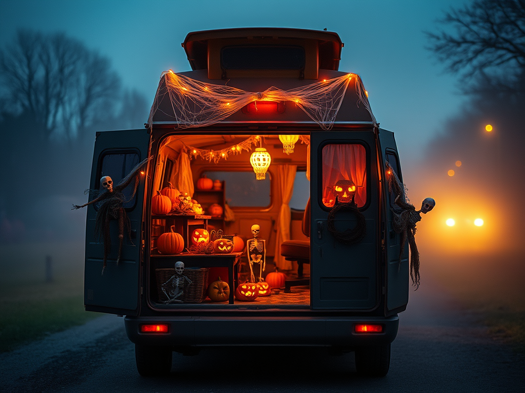 Spooky Van Decorations for Halloween Vanlife – Vintage RV Adventures