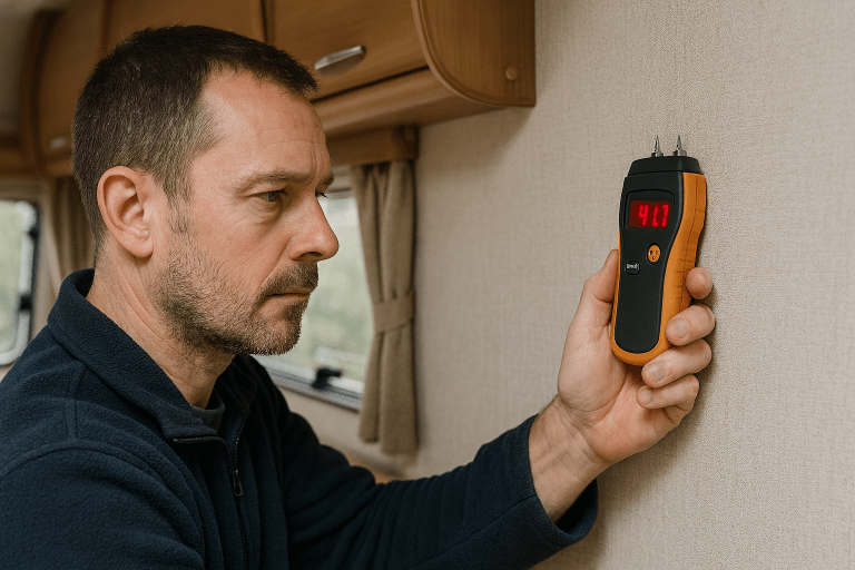 Essential Guide to Detecting Damp in Your Caravan – Vintage RV Adventures